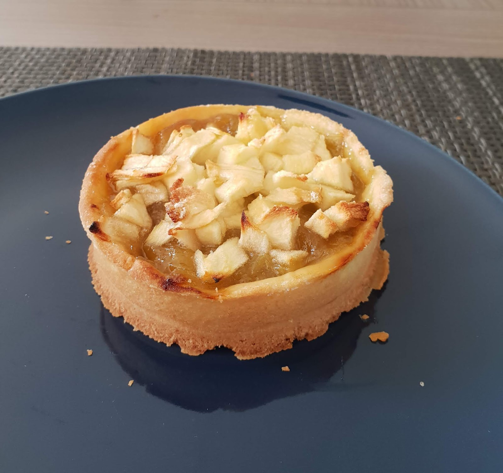 Tartelettes pommes - rhubarbe vanillées