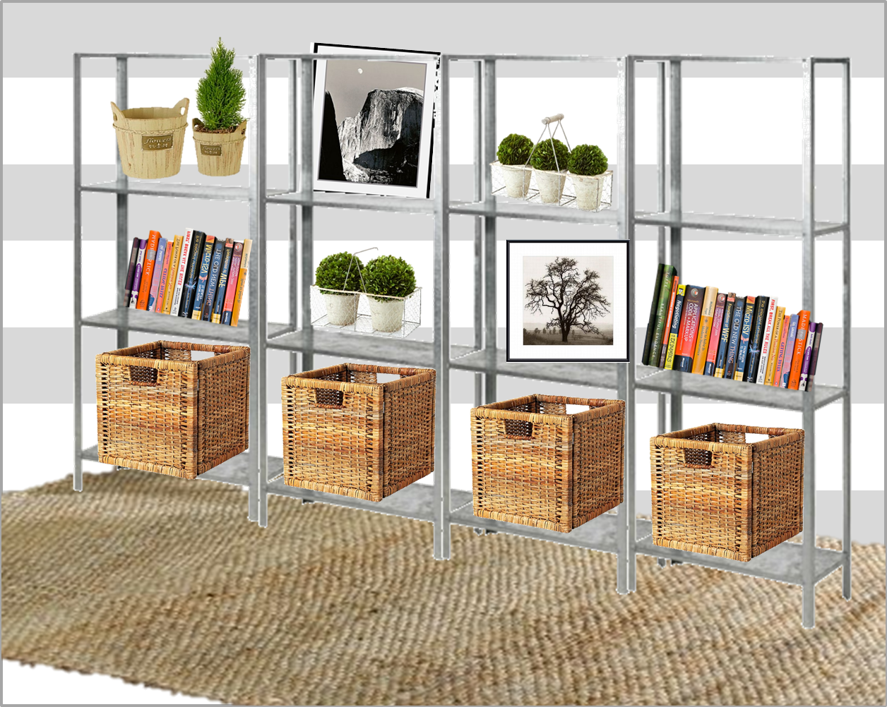 Cup Half Full: Industrial Shelving