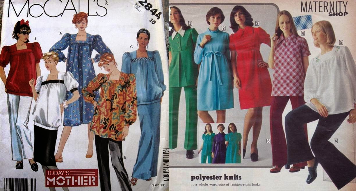 Perfect Days: Těhotenská móda v 70. letech/Maternity fashion of 70s
