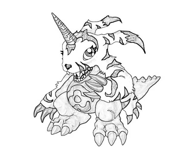 Gabumon Digimon | How Coloring