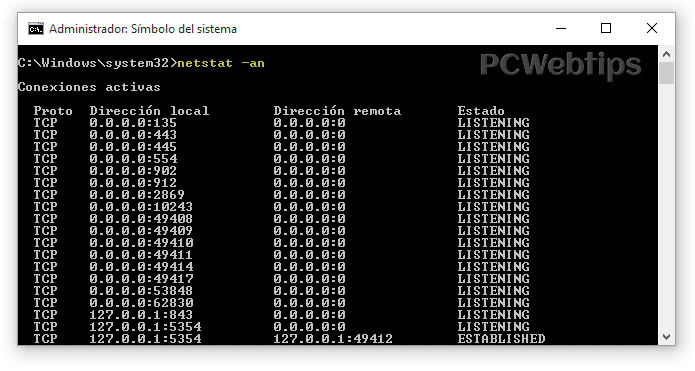 7 comandos en CMD que necesitas saber - Solucionar Problemas | PCWebtips