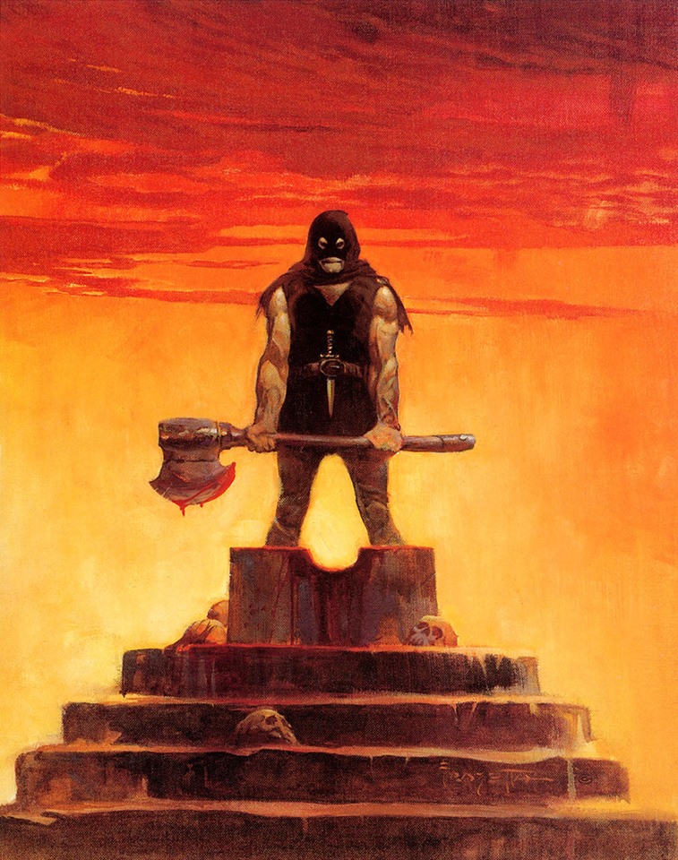 Incredible Artwork By Legendary Fantasy Artist Frank Frazetta - Grasspeople