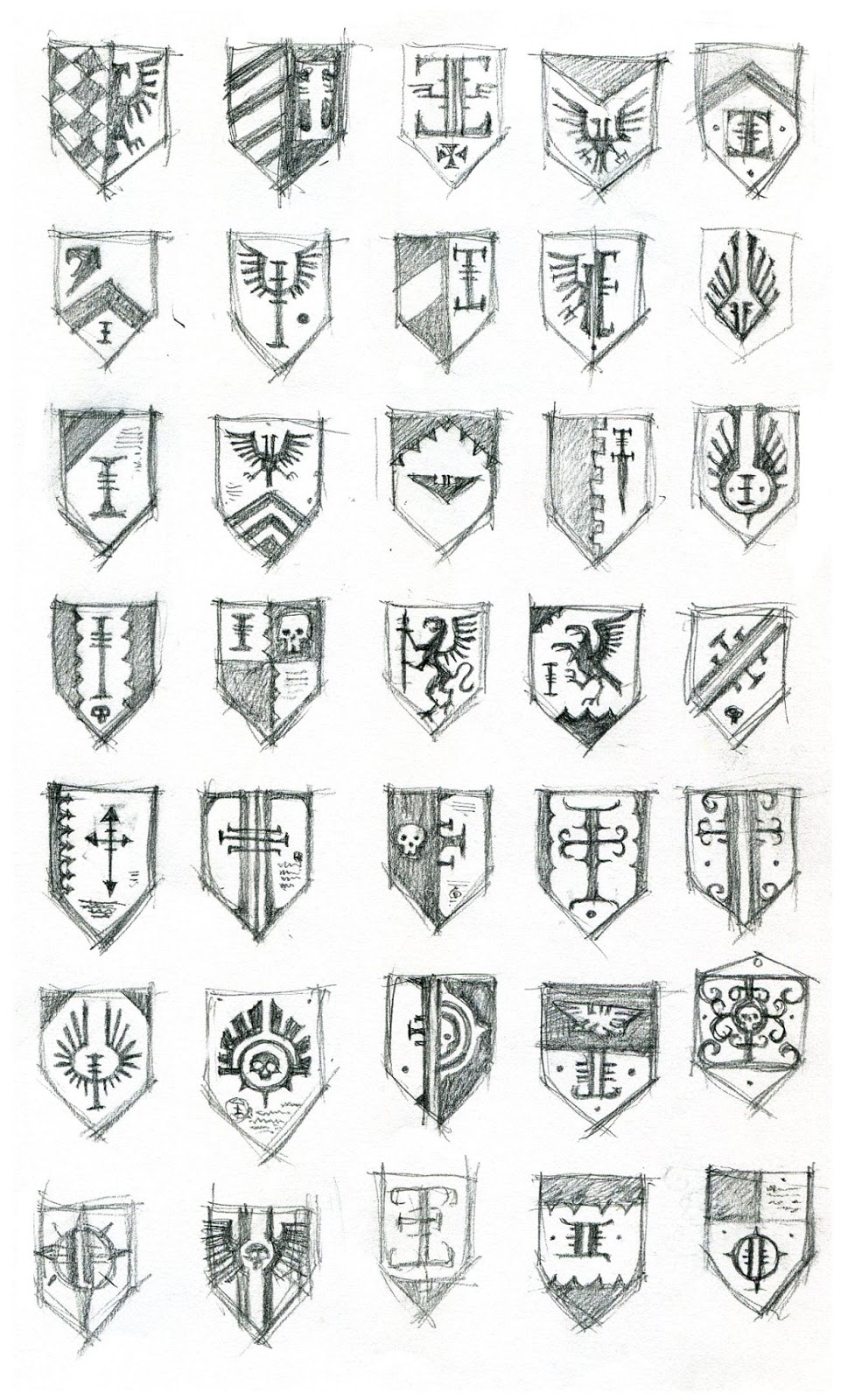 THE CONVERTORUM: Shield designs