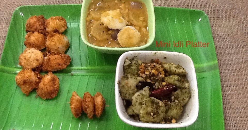 MINI IDLI PLATTER ~ Malpats Kitchen