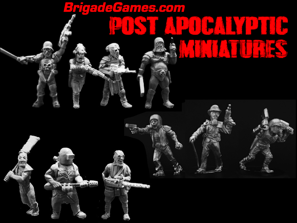 Wargame News and Terrain: Brigade Games: 28mm Post Apocalyptic ...