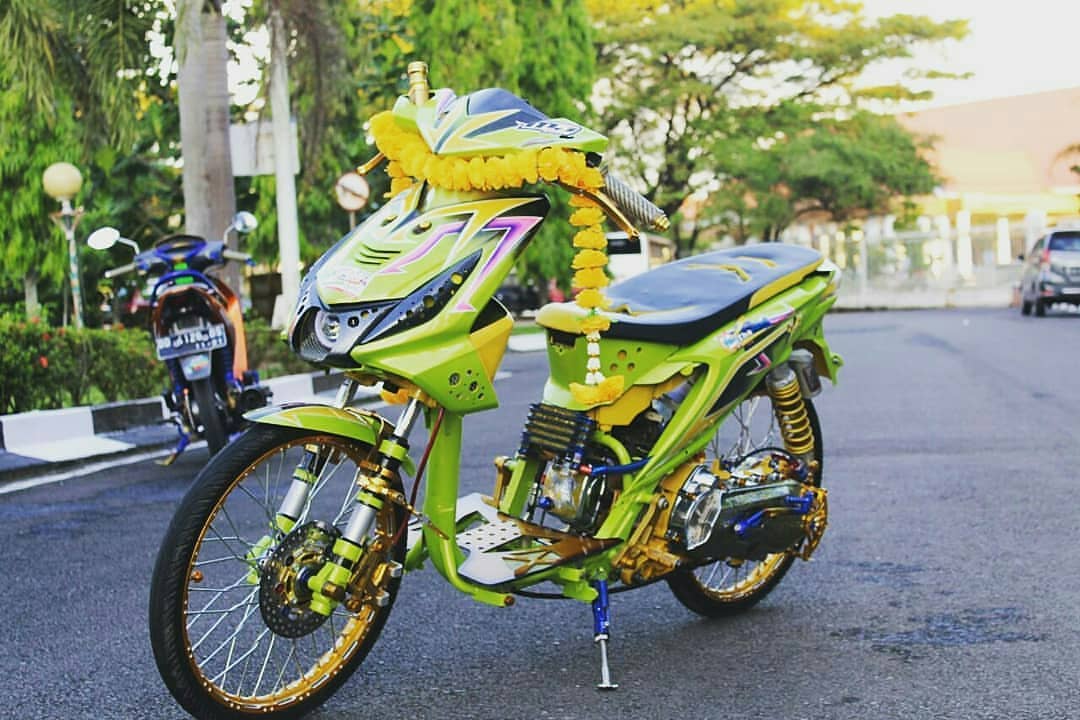 80 Foto Modifikasi Motor Beat Karbu Simple & Extream