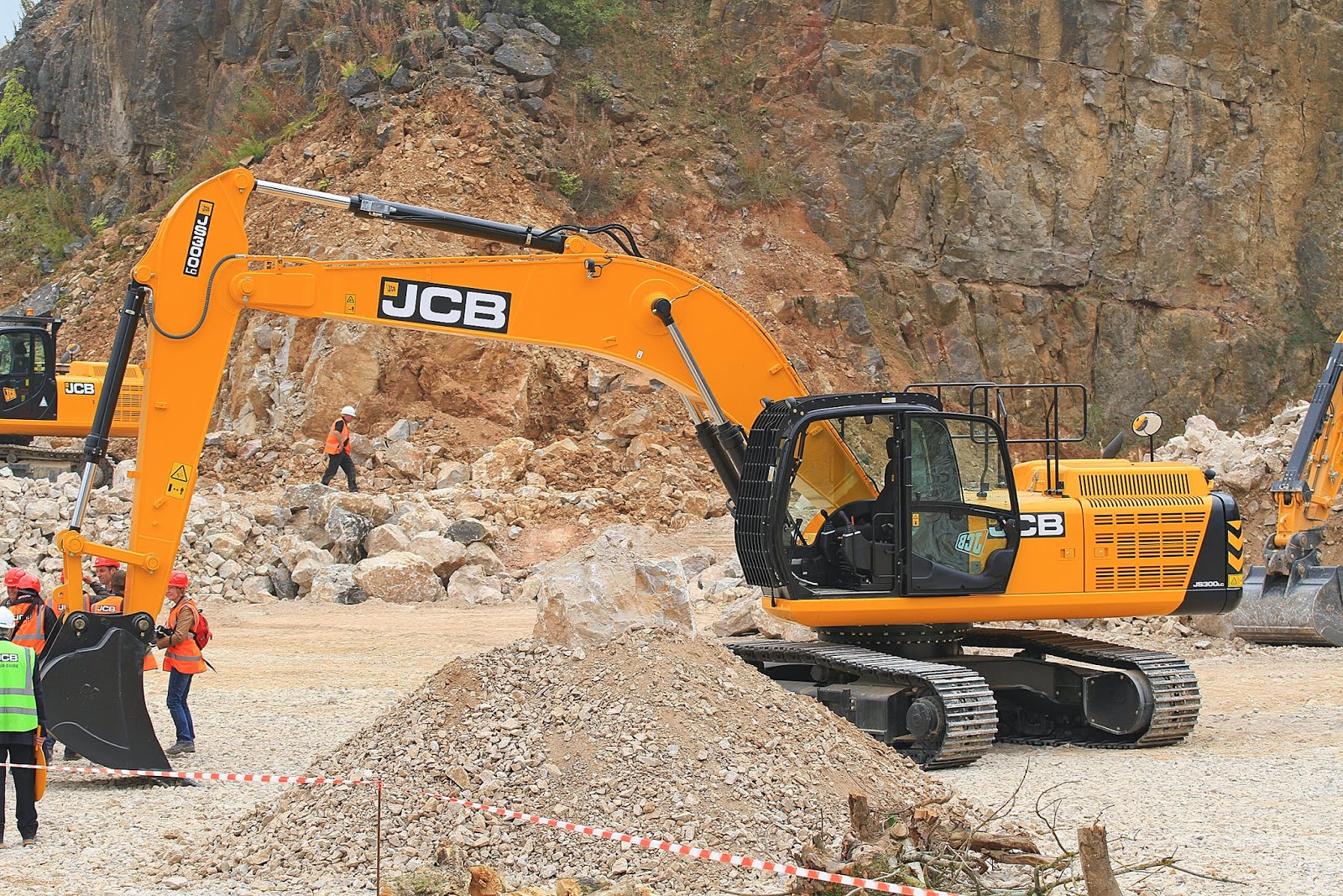 La technique, c'est chic: Quarry party chez JCB