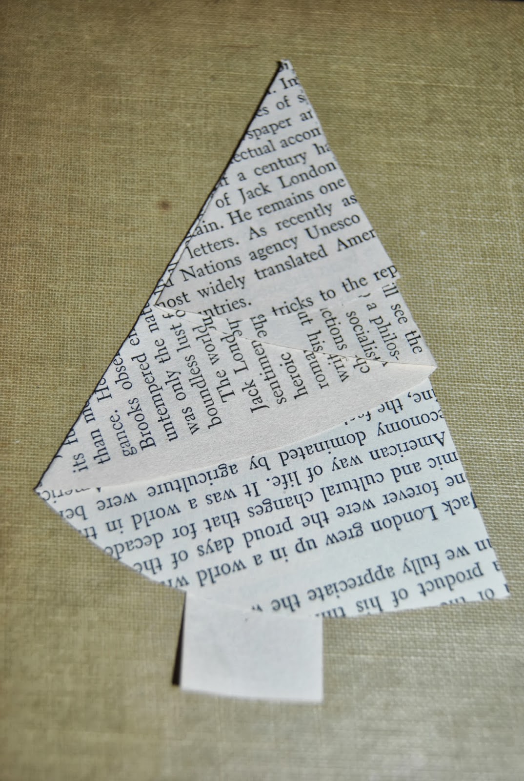 Kati's Corner: {31 Days of Pinterest Completed} Paper Christmas Trees