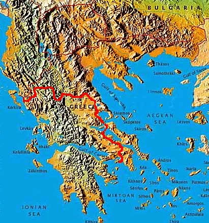 Geography of Greece: The Formation of Greece