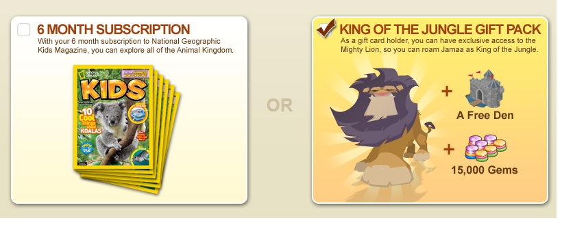 Roseflame's Jamaa Drama: Animal Jam Gift Cards