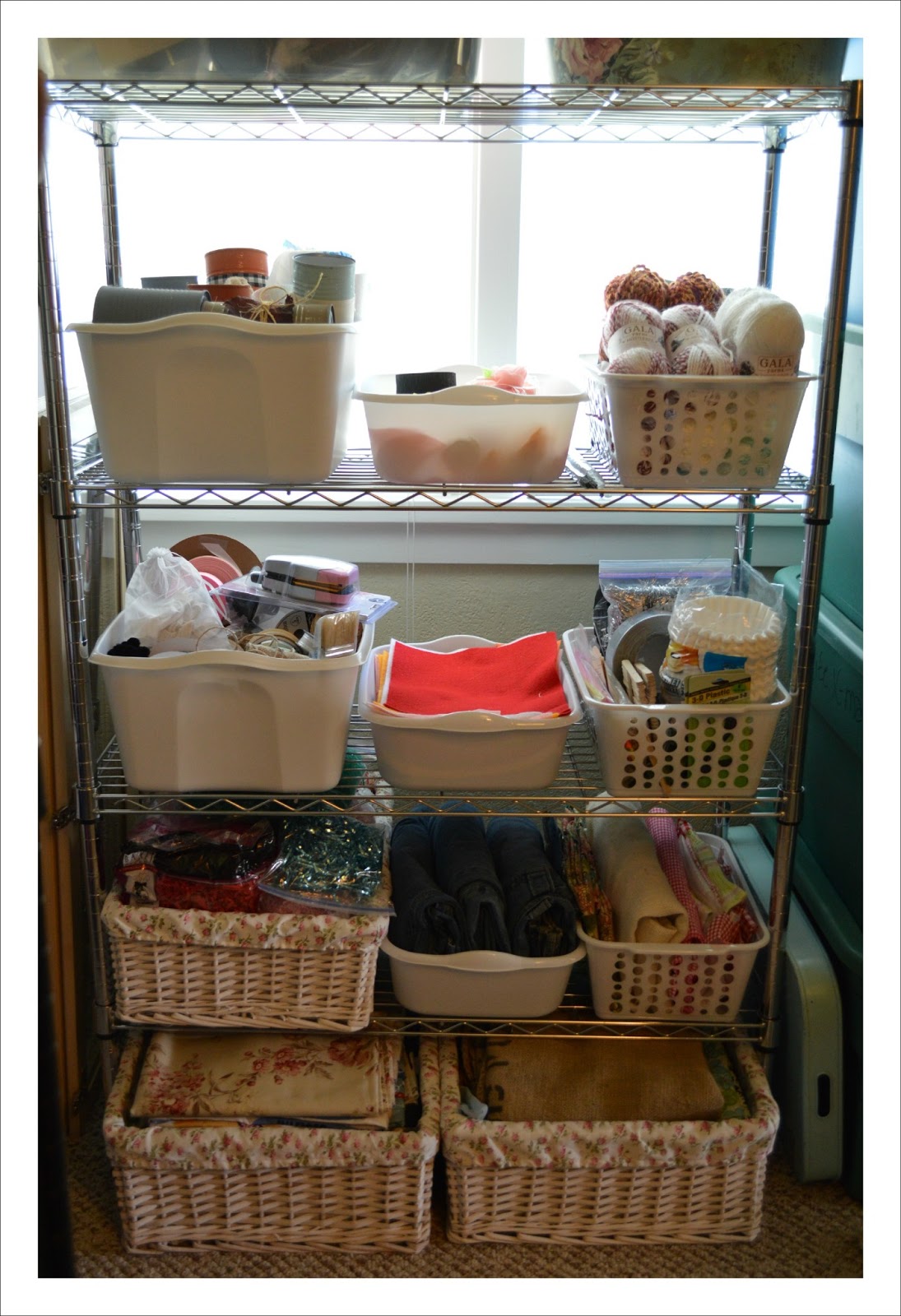 Cheap and Easy {no frills} Craft Supply Storage