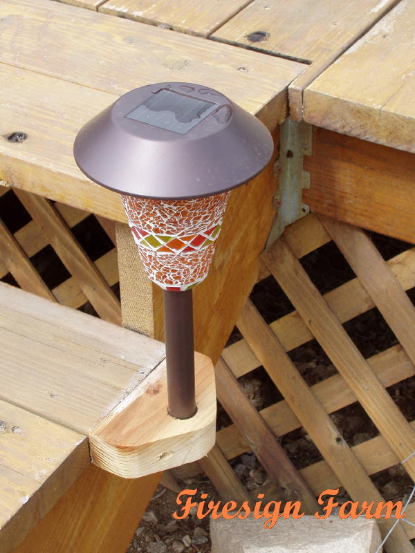 Firesign Farm: Custom Solar Light Brackets