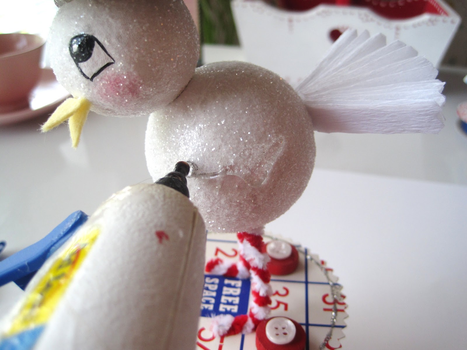 Creative Breathing: Styrofoam Bird Tutorial