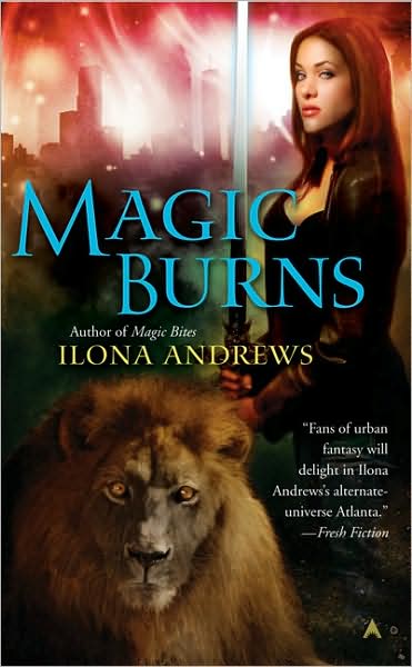 Fangs For The Fantasy: Magic Burns by Ilona Andrews, Book 2 of the Kate ...