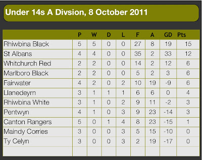 Pentwyn Dynamos Under 16s 2013/14: 2011
