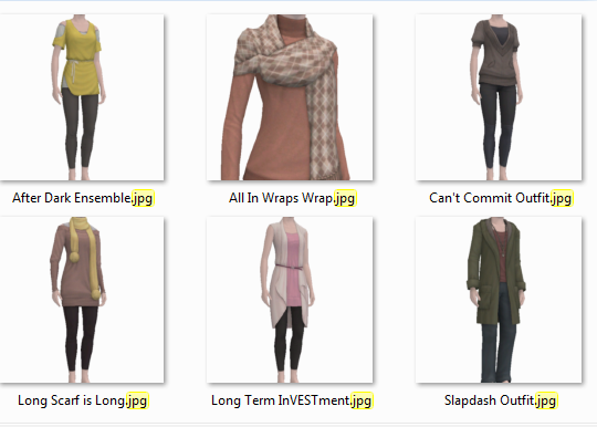 entertainment world: My Sims 3 Blog: Store Clothing and Hair Outerwear ...