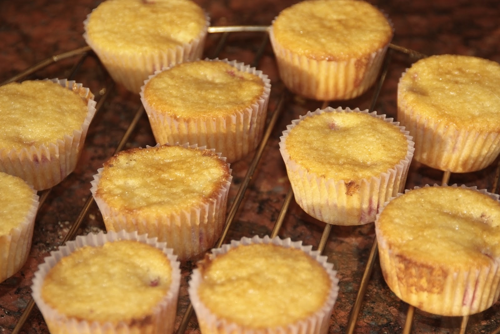 KG Cookin' Cupcakes: Honey Strawberry Cupcakes with Goat Cheese Frosting