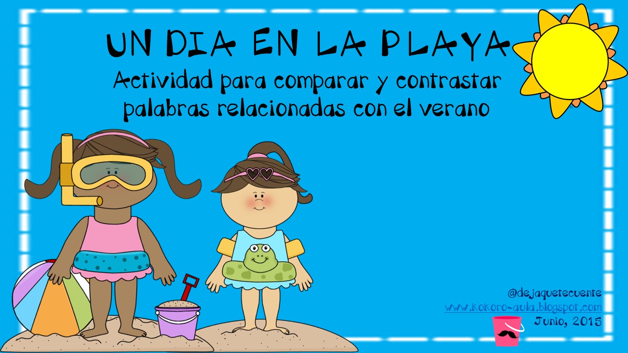 Deja que te cuente...: Un día en la playa