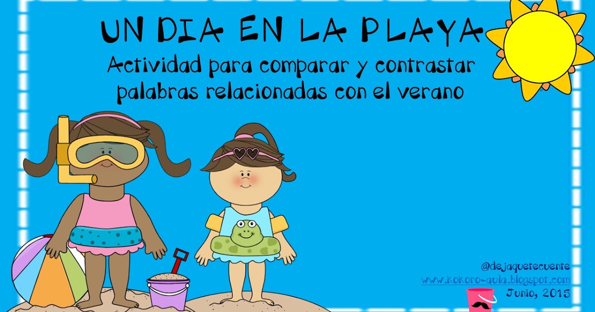 Deja que te cuente...: Un día en la playa