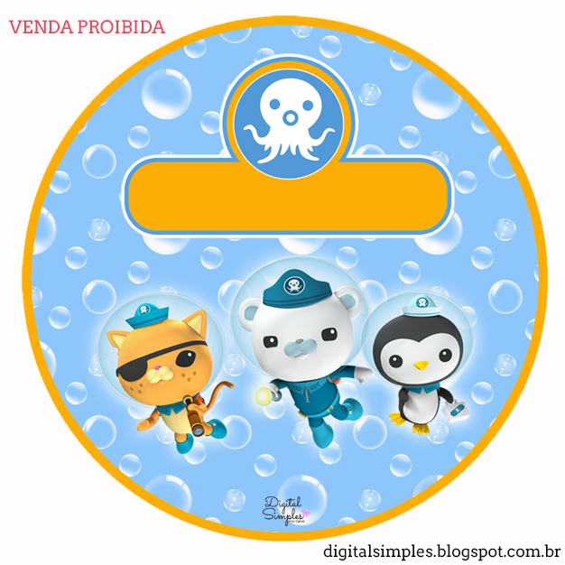 Octonauts Sticker Printable Octonauts Birthday Cake Topper Octonauts