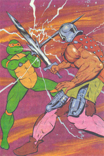 Flyer Goodness: Russian Teenage Mutant Ninja Turtles