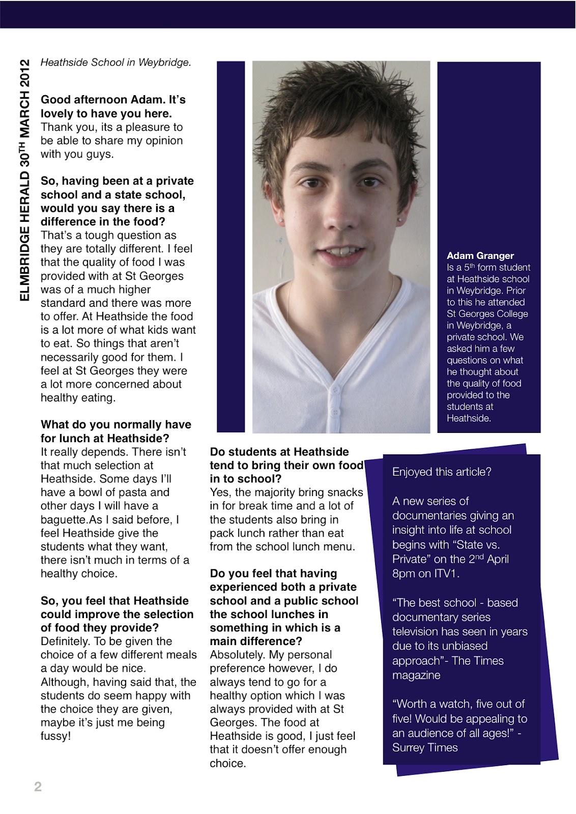 Meg's A2 Documentary