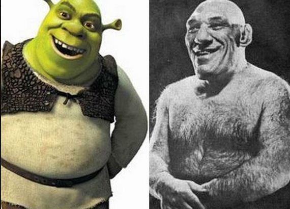 Real Life Shrek, Maurice Tillet of Russia - Oh My Facts
