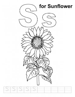 Letter Ss printable coloring pages | Kids coloring pages