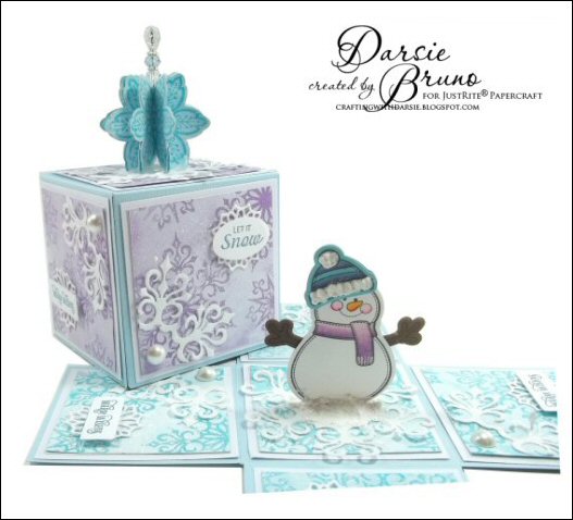 Crafting with Darsie: Tutorial Tuesday: Snowflake Explosion Box