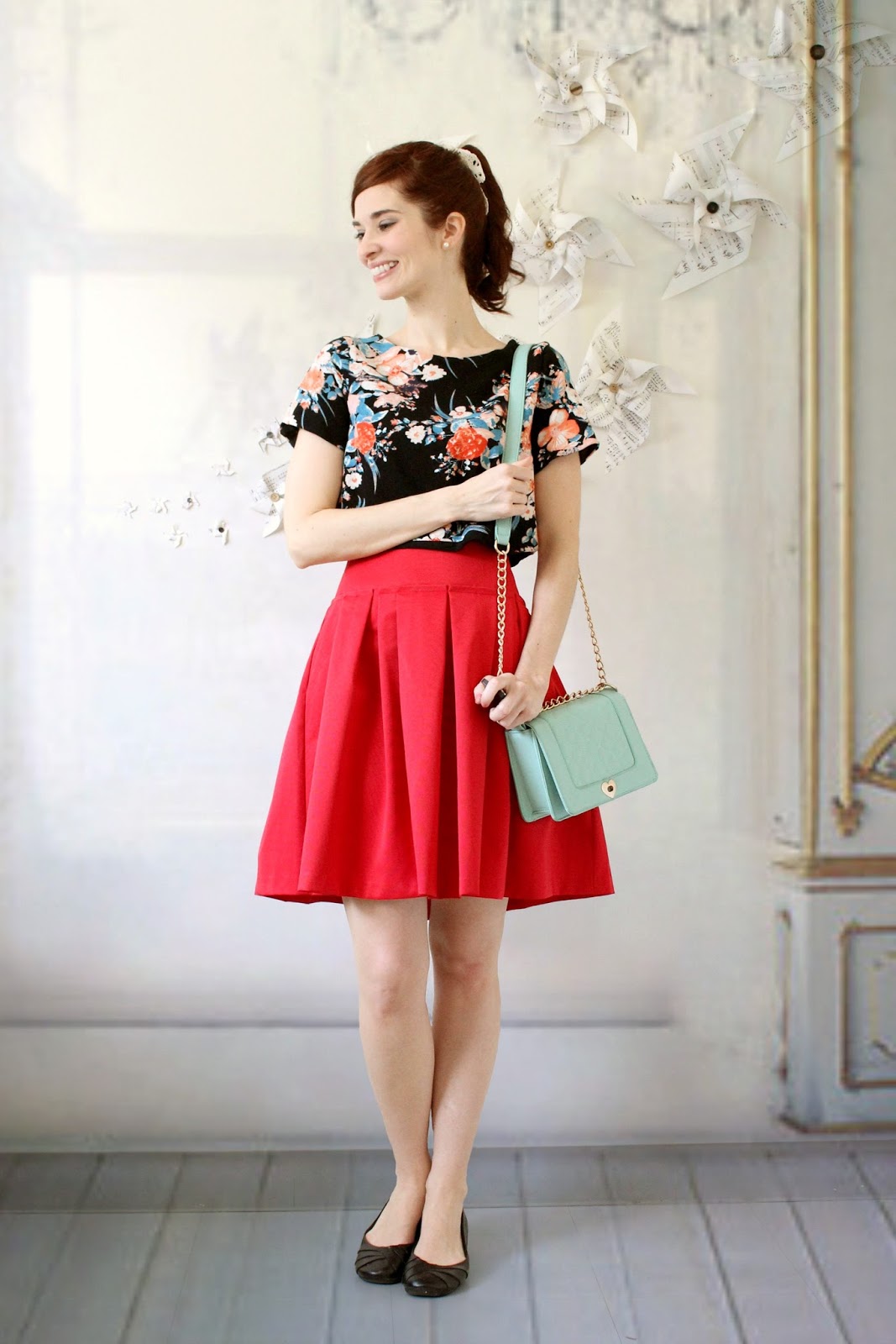 Crop Top, Midi Skirt: ootd | Bleu Avenue