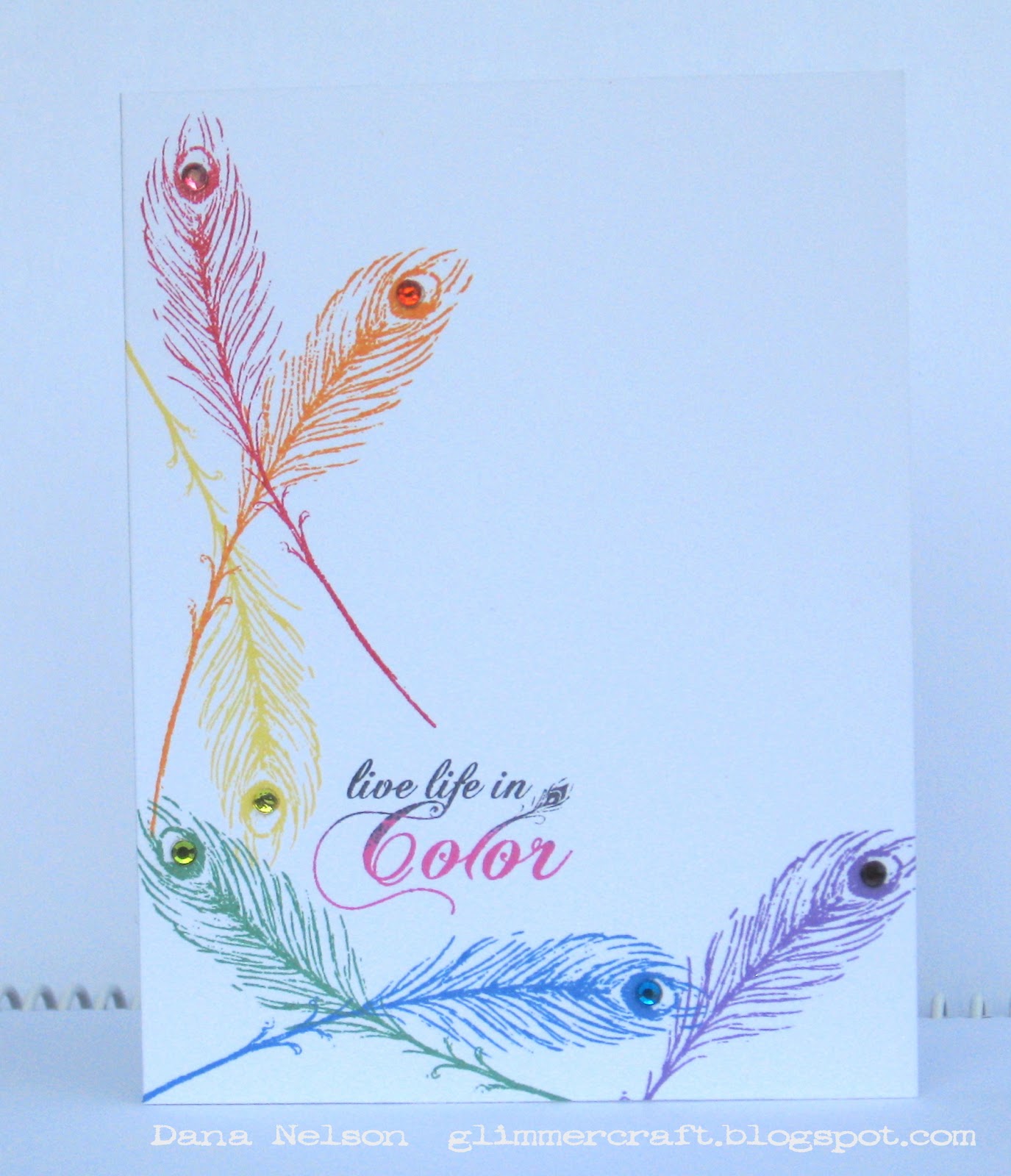 Another Feather Card | Aspiring to Creativity