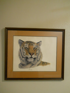 Peak Discounters: Wildlife Art: "Siberian Tiger" by Barbara Keel - $150
