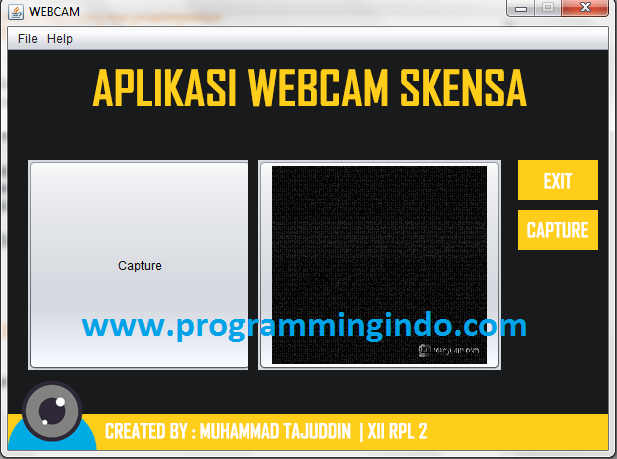 Membuat Aplikasi Webcam dengan Menggunakan Java Netbeans - Dunia ...