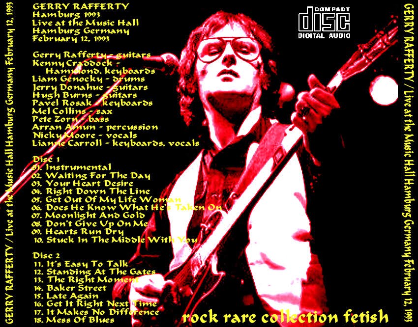 T.U.B.E.: Gerry Rafferty - 1993-02-12 - Hamburg, DE (SBD/FLAC)