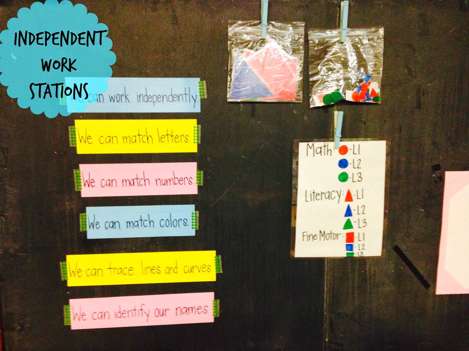 Little Miss Kim's Class: Setting up independent work stations in ...