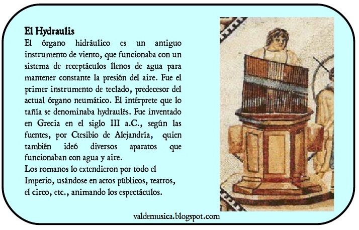VALDEMÚSICA: MÚSICA EN LA ANTIGUA ROMA II: LOS INSTRUMENTOS