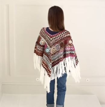 Ergahandmade: Crochet Boho Poncho + Free Pattern + Video Tutorial