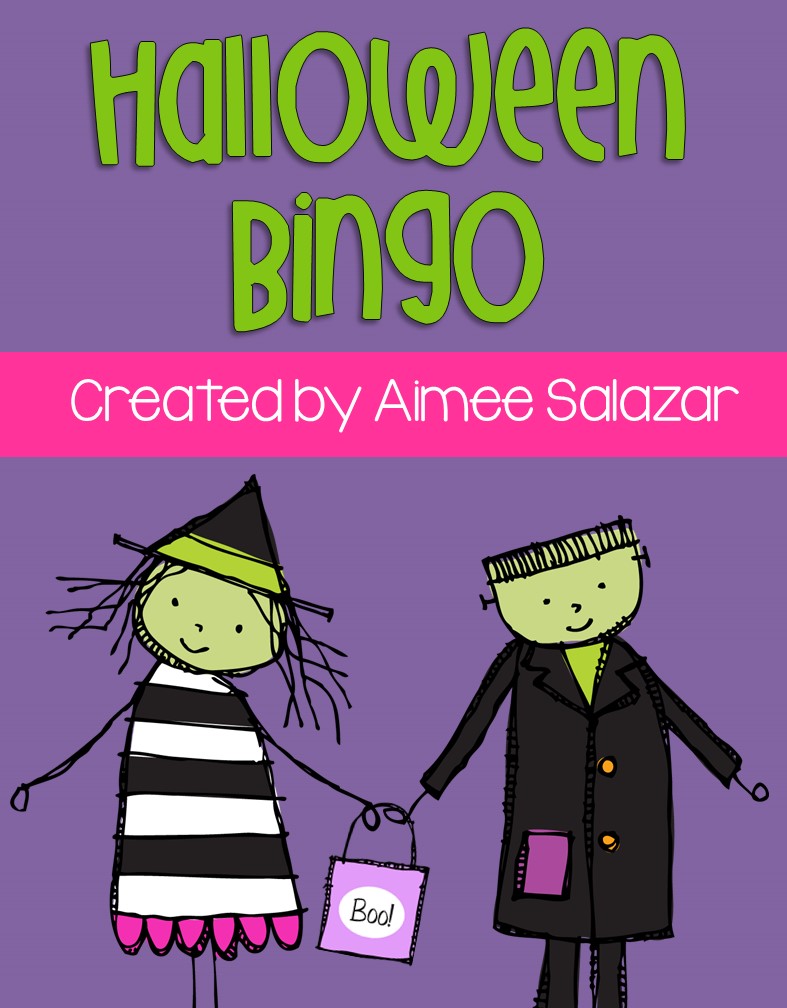 Halloween Bingo Freebie | Primarily Speaking