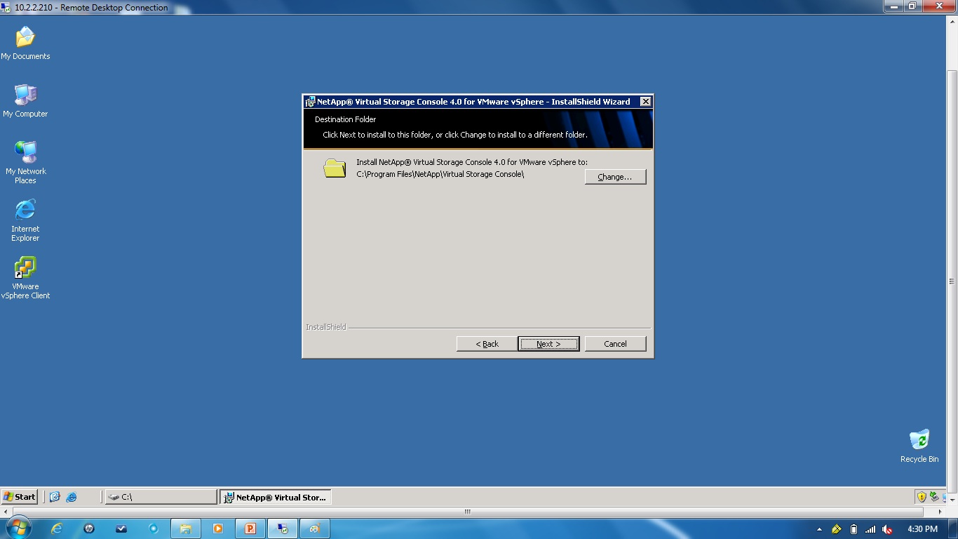 Remote Infrastructure Management: NetApp Virtual Storage Console for ...