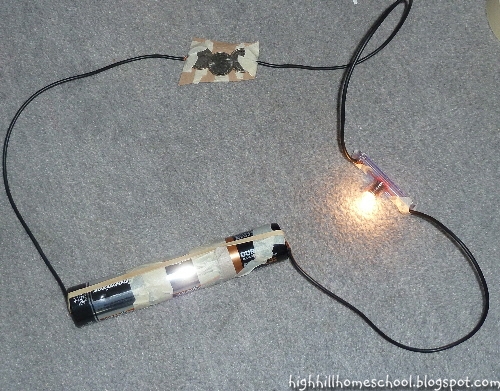 Highhill Homeschool: Make your own electrical switch