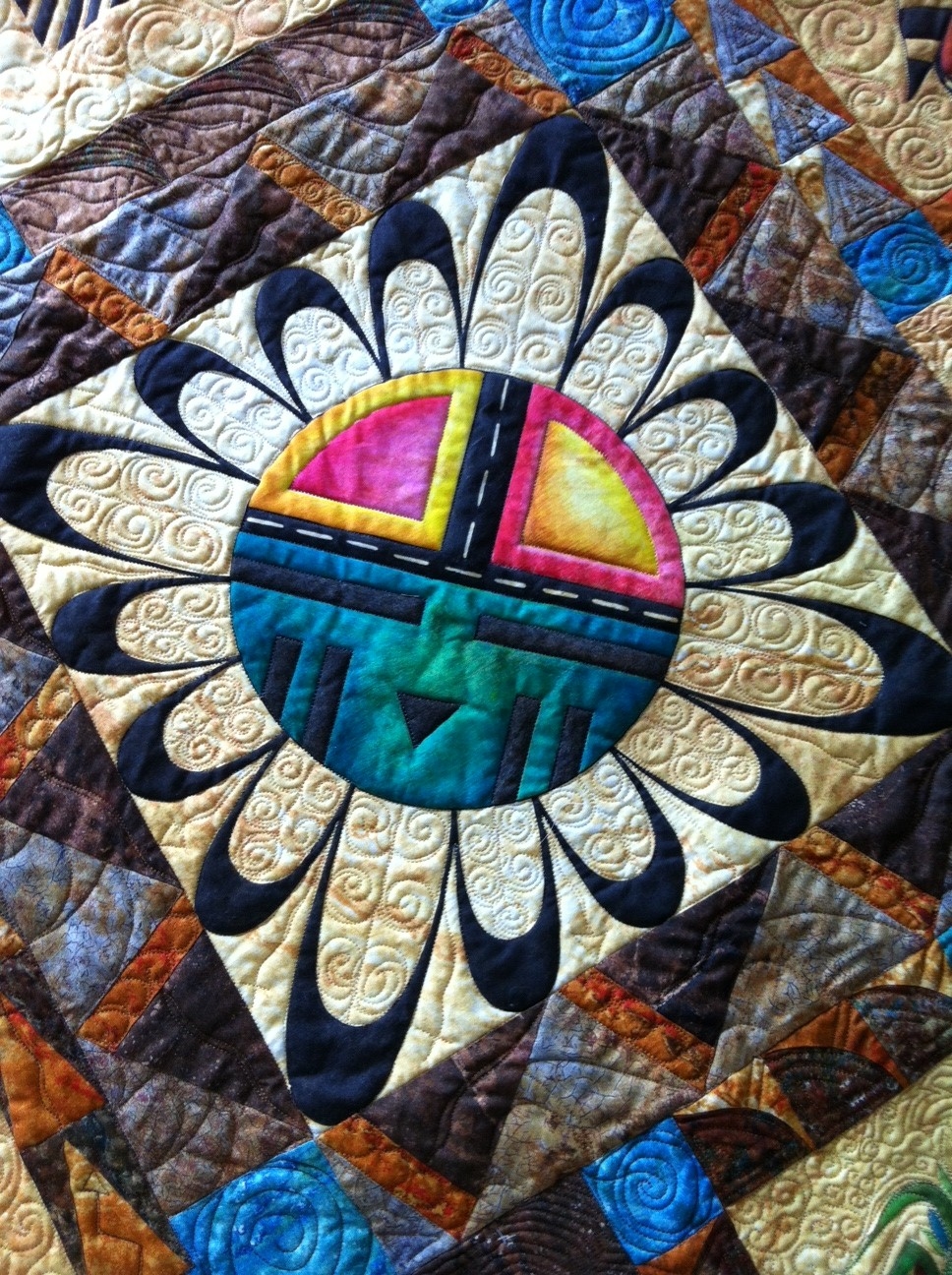 Inspired by Fabric: ''Tavupo,'' the Hopi Opportunity Quilt