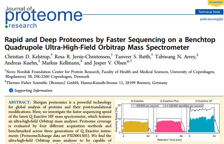 News in Proteomics Research: Is the Q Exactive HF less sensitive than ...