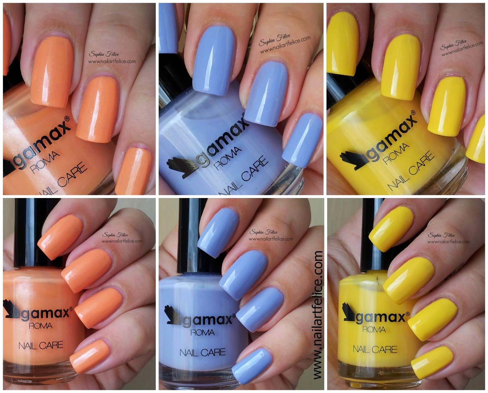 Smalti Gamax: foto swatches