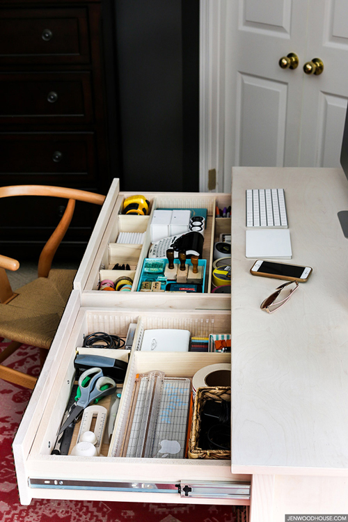 IHeart Organizing: UHeart Organizing: Easy-Does-It DIY Drawer Dividers