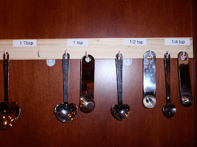 I Was (p)Inspired: Jenn P.'s Easy-Access Measuring Spoon Organizer
