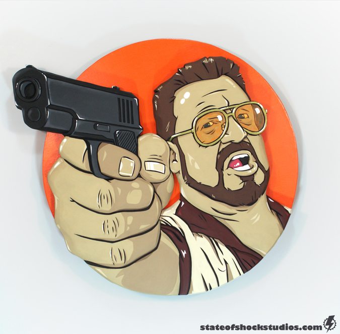INSIDE THE ROCK POSTER FRAME BLOG: Darin Shock Zero Walter Sobchak of ...