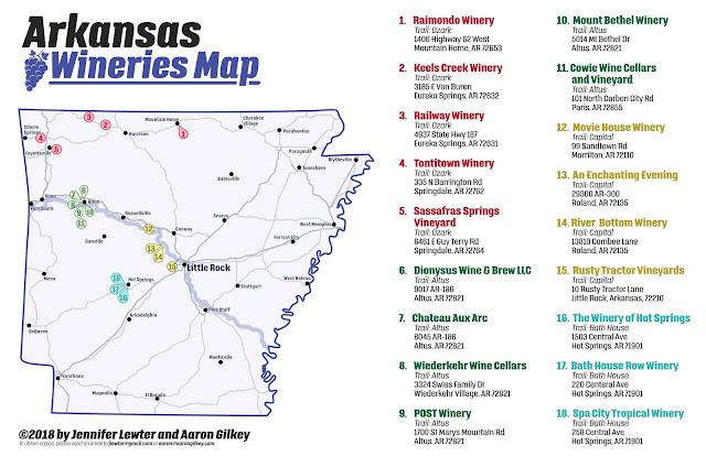 The Elegant Astronaut: New Arkansas Wine Trail Maps