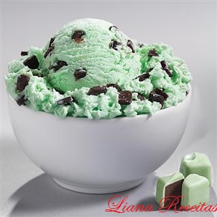 Liana Receitas: Sorvete de Chocomenta