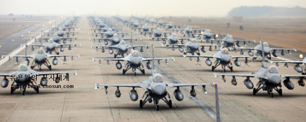 60 F-16 & KF-16 of United States Air Force & Republic of Korea Air ...